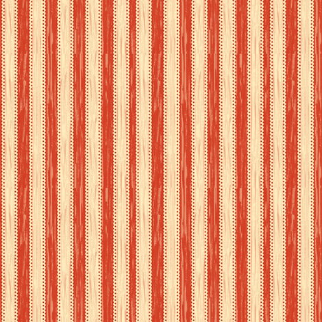 APPLE RED CREAM STRIPE fabric - glimmericks - Spoonflower