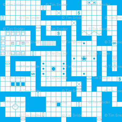 Classic RPG Map fabric - sniderman - Spoonflower