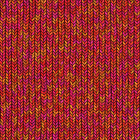 Large Red Knit fabric - bonnie_phantasm - Spoonflower