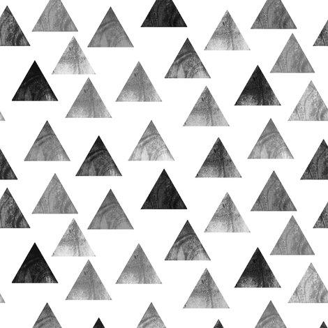 Grey Triangle pattern fabric - inspirationz - Spoonflower