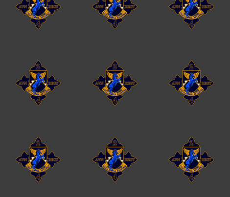 2-4 GSAB Army Unit Logo - slc23 - Spoonflower