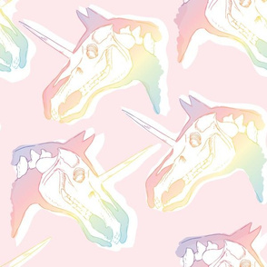 Unicorn X-Ray - Spoonflower