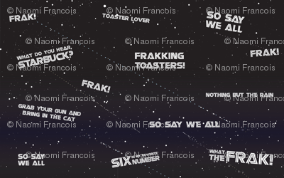 What the Frak? fabric - collide_prints - Spoonflower