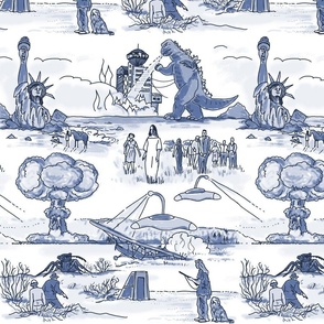 Cold War Apocalypse Toile - Spoonflower