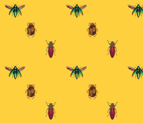 Insect_pattern fabric - dianakreider - Spoonflower