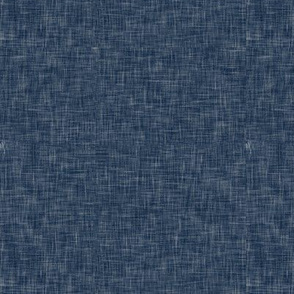 navy linen solid - Spoonflower