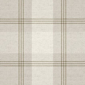 Light Tan Plaid on Fabric Texture - Spoonflower