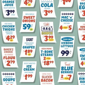 Weekly Specials* (Multi on Camouflage) - Spoonflower