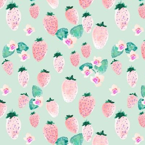 INDY BLOOM DESIGN strawberry - Spoonflower
