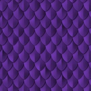 Plain Scale Armor Royal Purple - Spoonflower