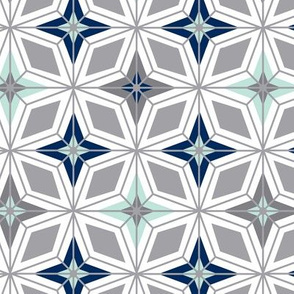 Nordic Star - Mid Century Modern - Spoonflower