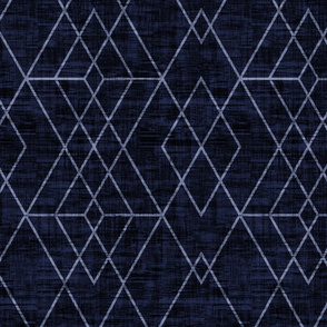 Geometric Grid - Navy texture - Spoonflower