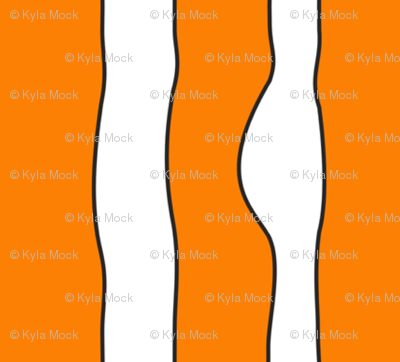 nemo fish stripes fabric - kylakahrin - Spoonflower