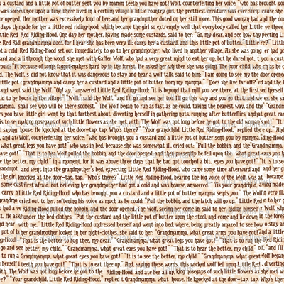 Fairy Tale Text fabric - hannafate - Spoonflower