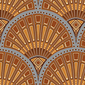 Art Deco Fans - Spoonflower