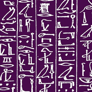 Papyrus of Ani // Purple // Small - Spoonflower