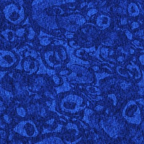 Barcelona linen denim blue small | Spoonflower