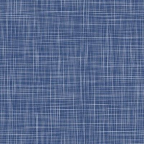 Solid Linen - Garden Navy - Spoonflower