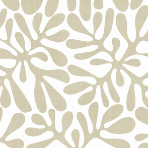 Tan Block Print | Spoonflower