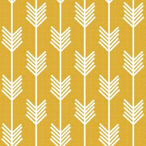 Arrow Stripe - Mustard textured - Spoonflower