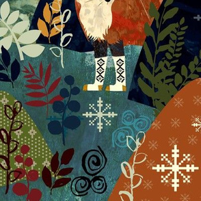 Fair Isle Forest-Large - Spoonflower