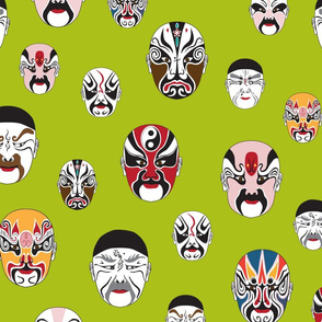 Chinese_opera_patternx20 - Spoonflower