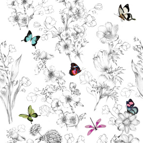 Le Papillon - Spoonflower