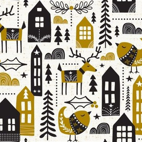 Yuletide - Scandinavian Christmas - Spoonflower