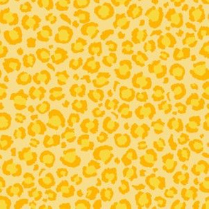♥ Leopard Print Mellow Yellow Leopard - Spoonflower