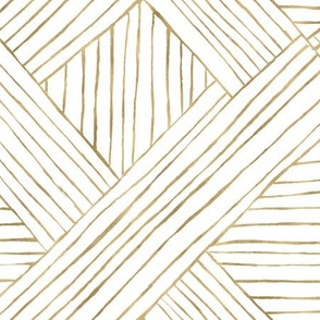 Gold Diamond Stripe - Spoonflower