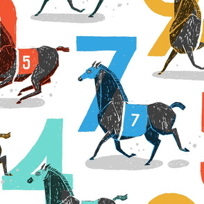 Race Horses [Large] - Spoonflower