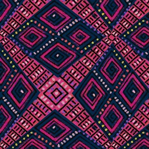 African Beauty Diamond Shapes - Spoonflower