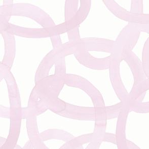 Soft Pink Circles - Spoonflower