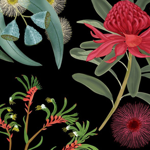 BOTANICAL AUSTRALIA LARGE | Spoonflower