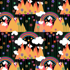 Adventure time in the 1970s - Spoonflower