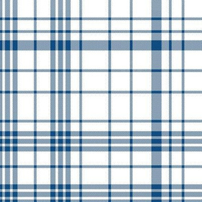 classic blue plaid - baby boy, classic b - Spoonflower