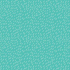 Turquoise Rain | Spoonflower