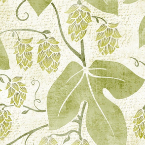 Happy Hop Vines | Spoonflower
