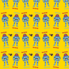 spooky space kook ship logo - Spoonflower