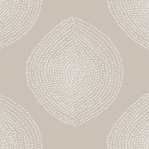 jumbo stripy boho drop beige - Spoonflower