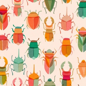Retro Bugs - Spoonflower