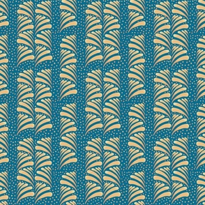 Piped tear drops on spotty back ground | Spoonflower