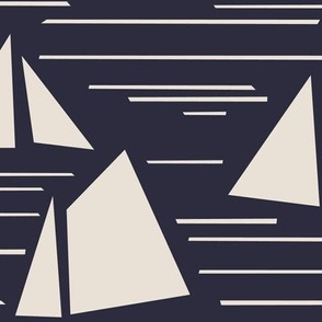 Nantucket Summer Block Print | Spoonflower