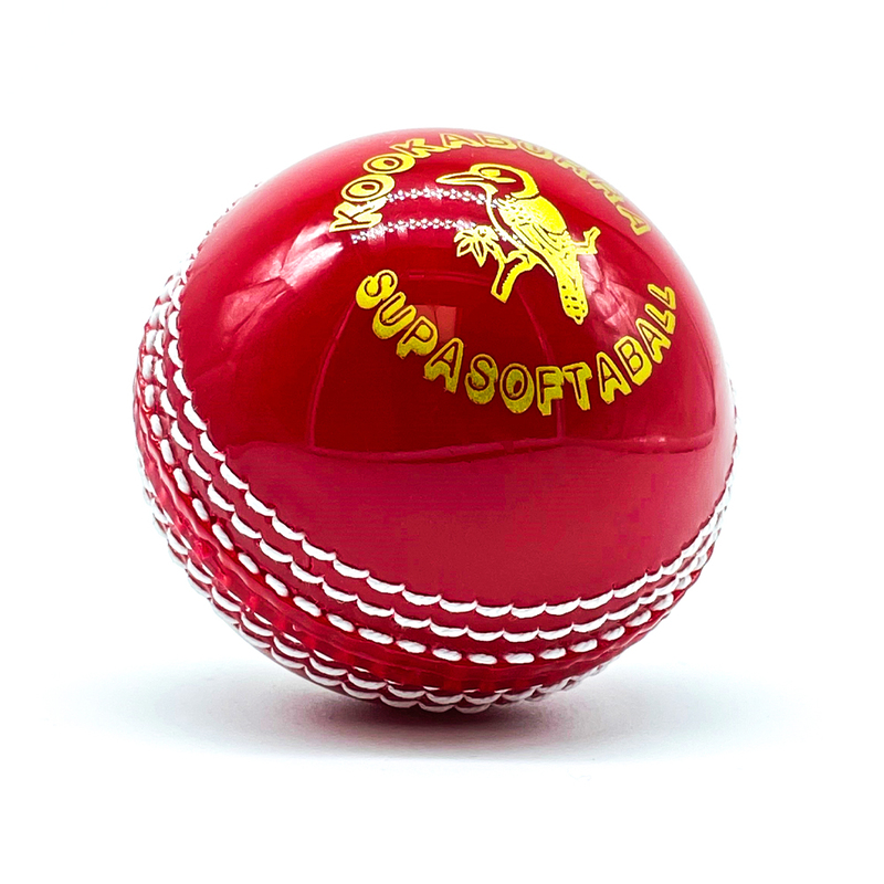 Kookaburra SuperCoach Super Softaball Junior Ball - Red | SportingBilly