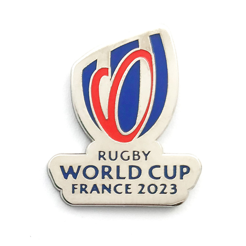 Rugby World Cup 2023 Silver Logo Pin | SportingBilly