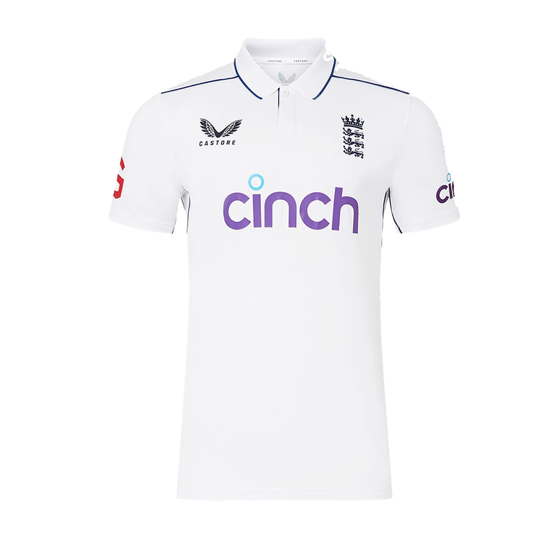 Castore England Cricket S/S Test Shirt | SportingBilly