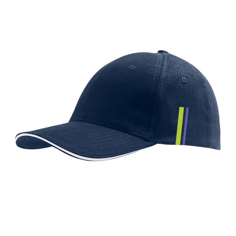 Marlborough Tennis Club Cap - French Navy/White | SportingBilly