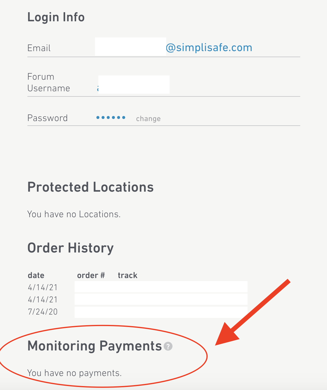 ‎How can I see my payment and billing history? | SimpliSafe Help Center