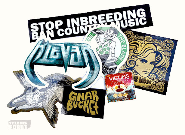 Band Stickers - Custom Printed Vinyl Band Stickers. Promote Your Band ...