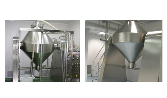 VIANI Mezcladora por cuba rotante del tipo bicónica - Bianchi Carlo